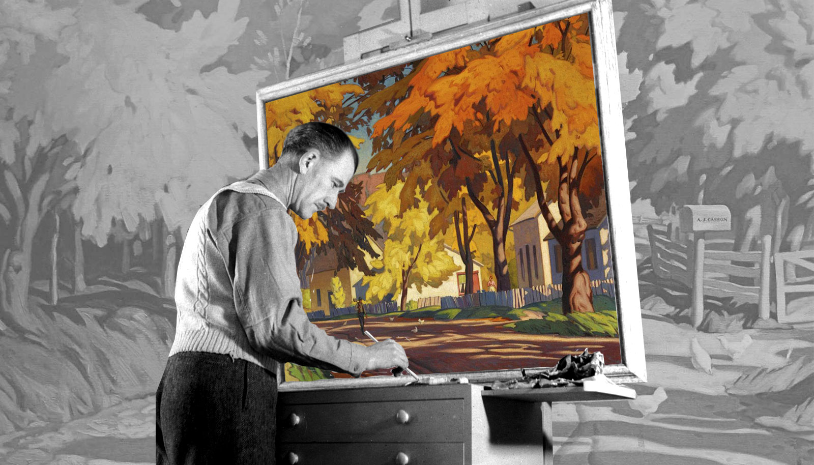 Famous paintings of Glen Williams by Alfred Joseph Casson