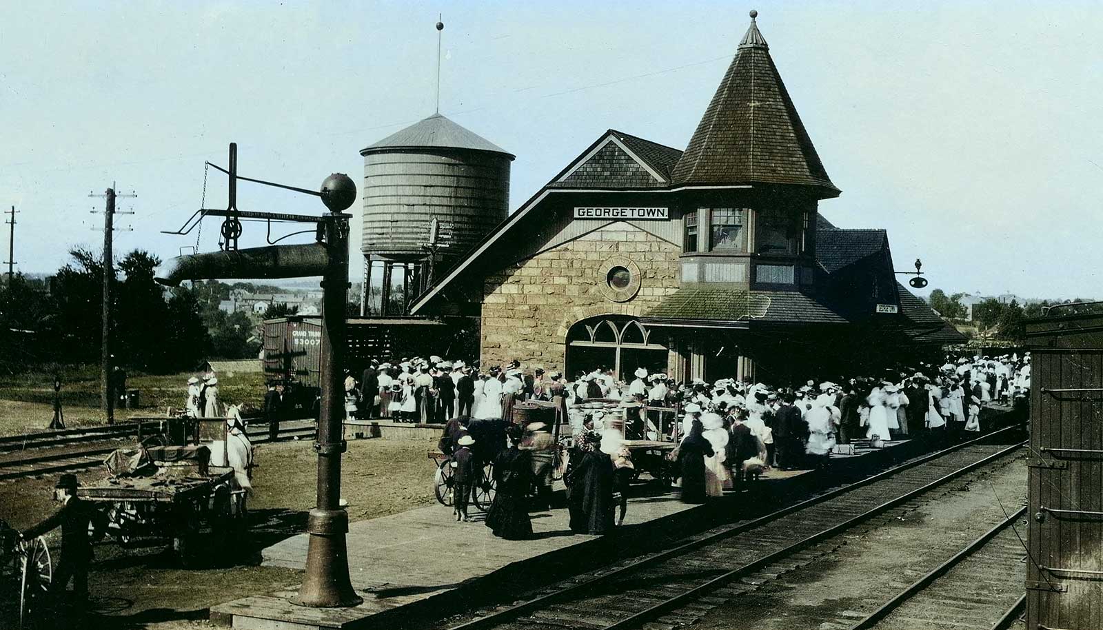 Short History of Georgetown GO Railway Station from 1855