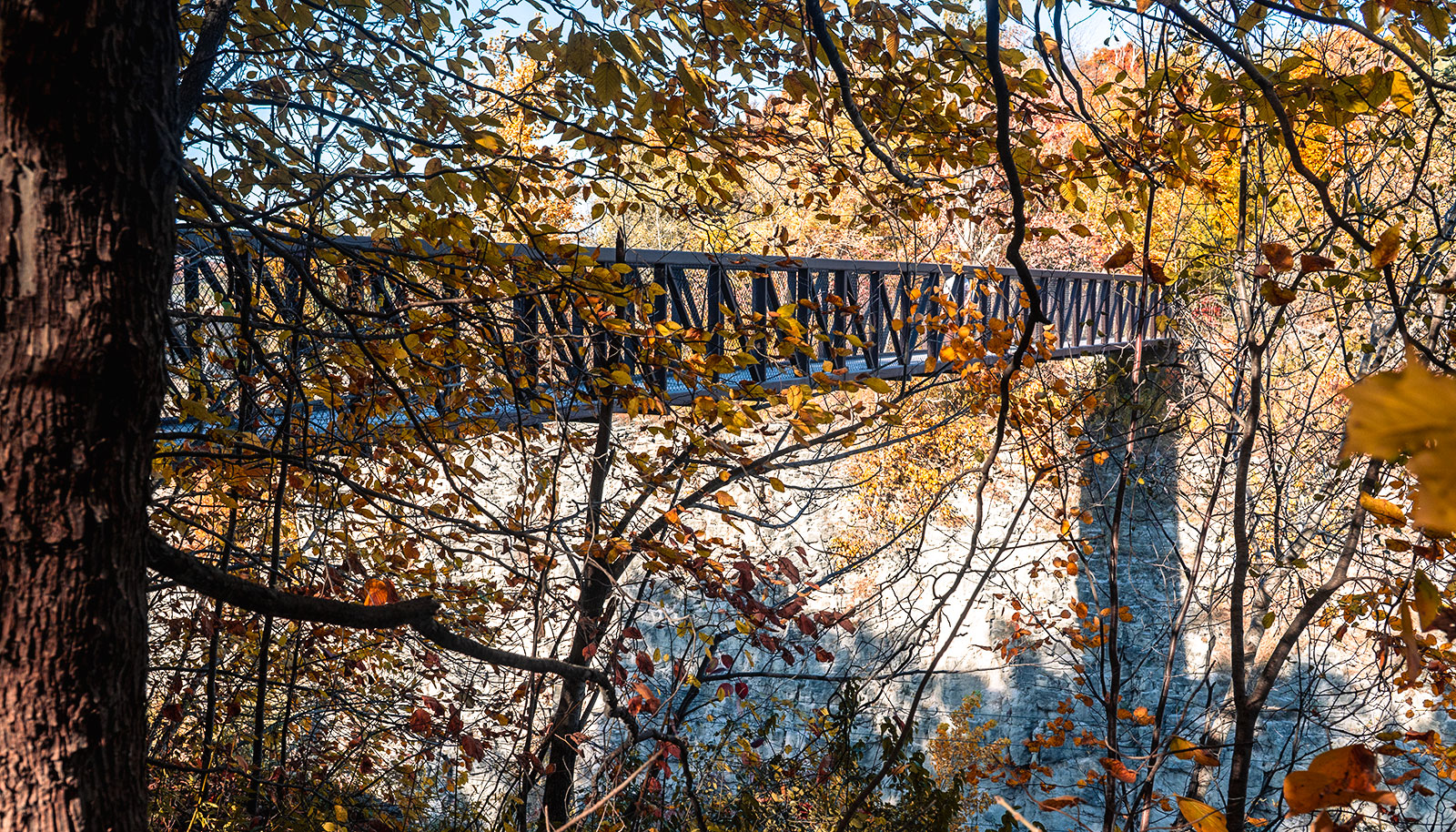 Dufferin Quarry Bridge Unique views and Niagara Escarpment